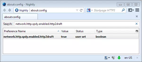 Firefox ичинде HTTP 2.0 кантип иштетүү керек