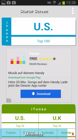 chartix android muzyk charts