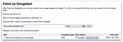 URL'leri Google Web Yöneticisi Araçları Üzerinden Google'a Gönderin 7465_1