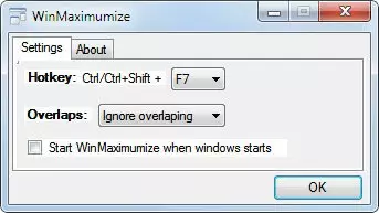 WinMaxinumize, erweidert Windows iwwer onbenotzt Plaz