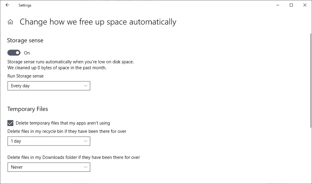 Windows のごみ箱を自動的に空にする方法