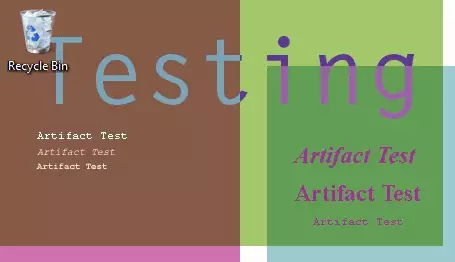 artefakt test