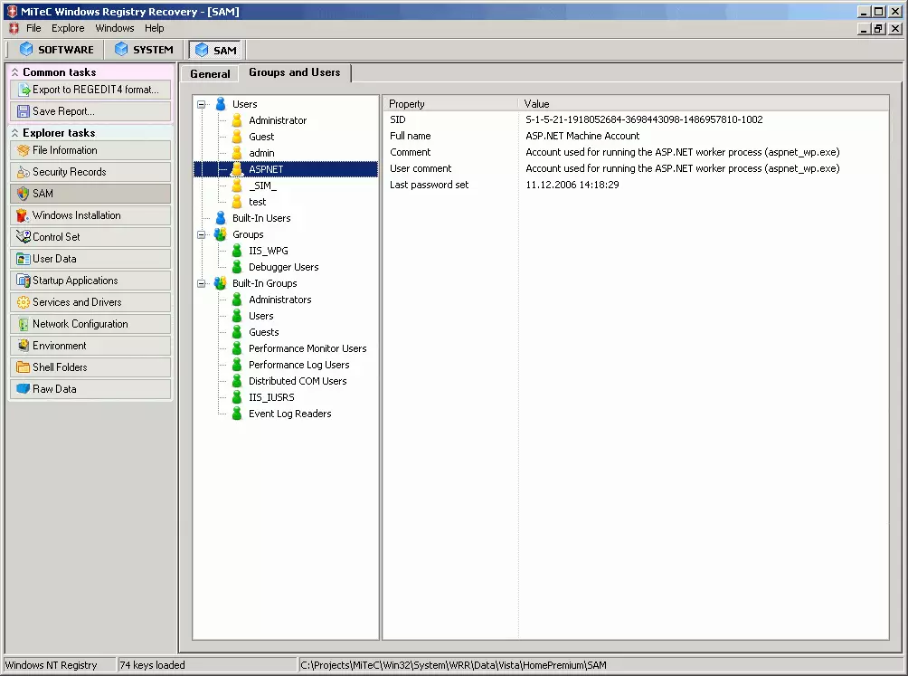 Wiederherstellung der Windows-Registrierung