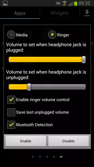 volume android