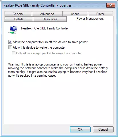 network controller wake pc