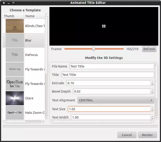 Titels toevoegen aan OpenShot Video Editor-projecten 7954_1