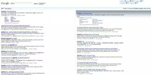 google Unified search