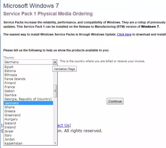 windows 7 sp1 kuyitanitsa media