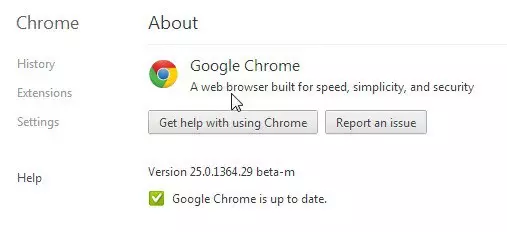 Google Chrome បេតា