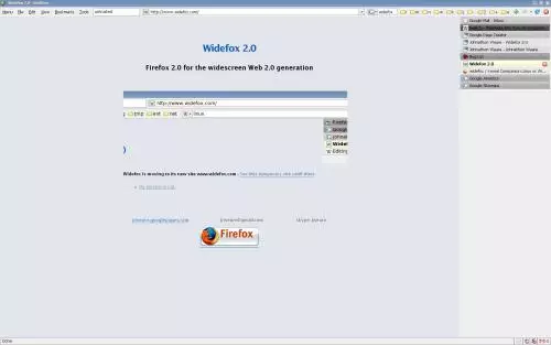 Optimierte Firefox-Breitbildmonitore