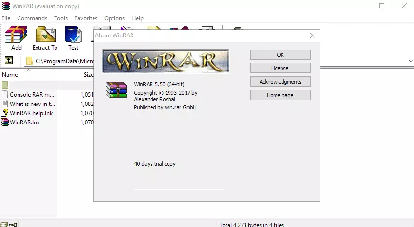 Winrar 5.50