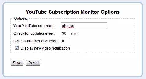 Monitor de subscrición a youtube