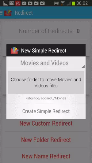 redirect pro android