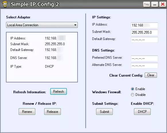 configuration IP simple