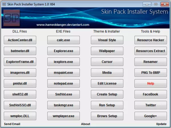 Windows Skin Pack Installer System