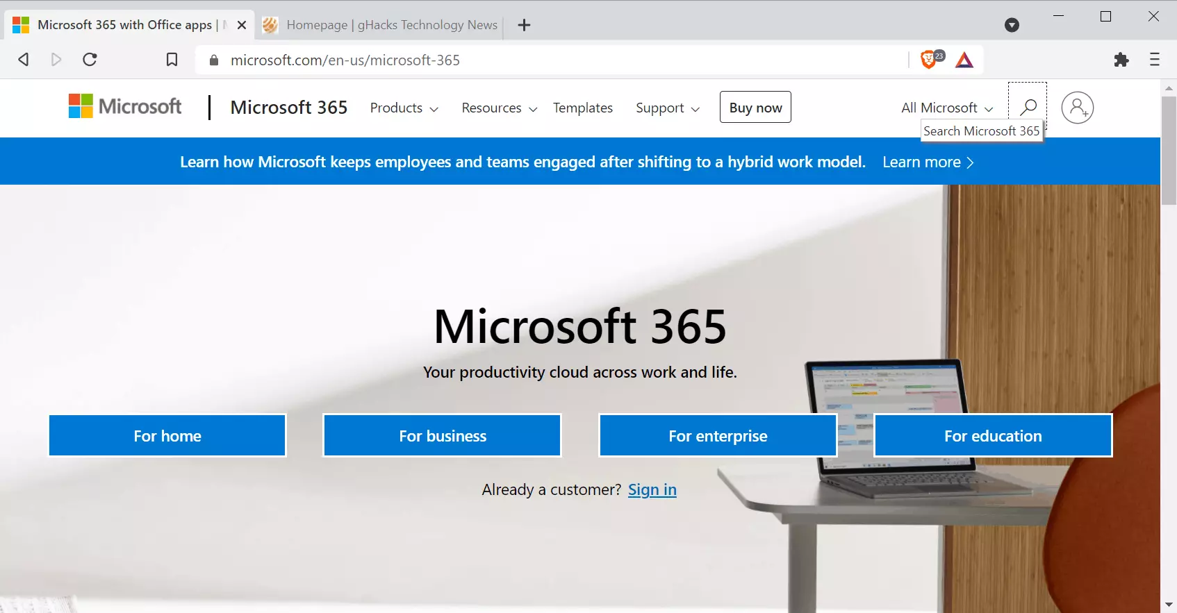 Microsoft 365 û Office 365: nirxa nû ji bo xerîdarên karsaz û Enterprise