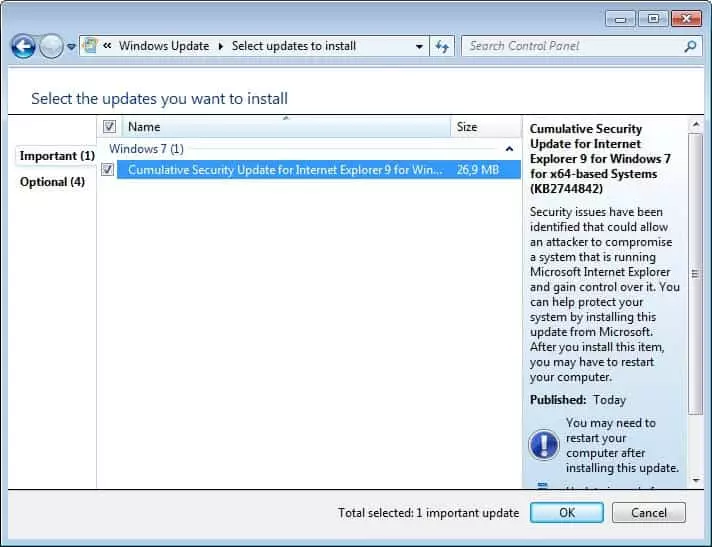 Wydane aktualizacje zabezpieczeń przeglądarki Internet Explorer [wrzesień 2012]