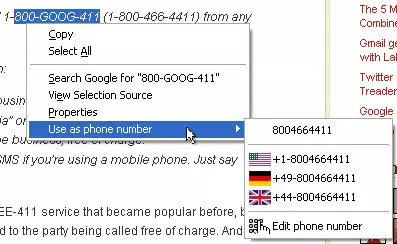 firefox pokliči telefonsko številko