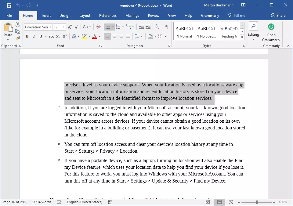f8 Microsoft Word kopi