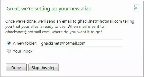 Hotmail-Alias