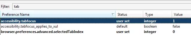 Langsung Langsung menyang Kolom Teks Ing Firefox