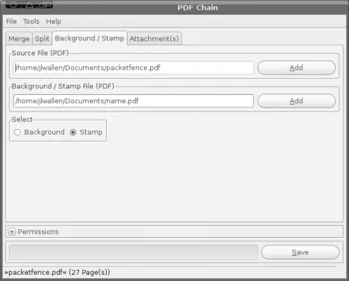 Gabung, pisahkan dan tanda air PDF anda dengan Rantaian PDF 8967_3