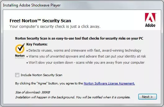 scanare de securitate norton