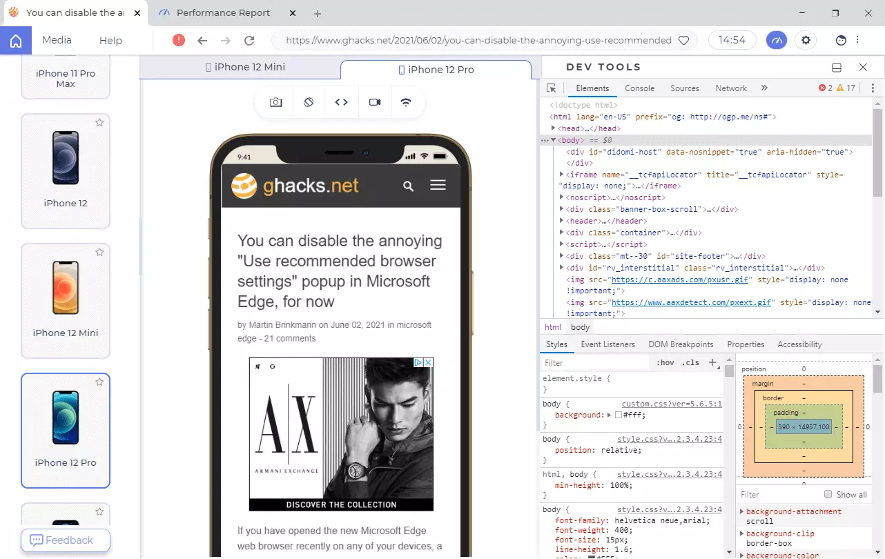 i-lambda browser debug