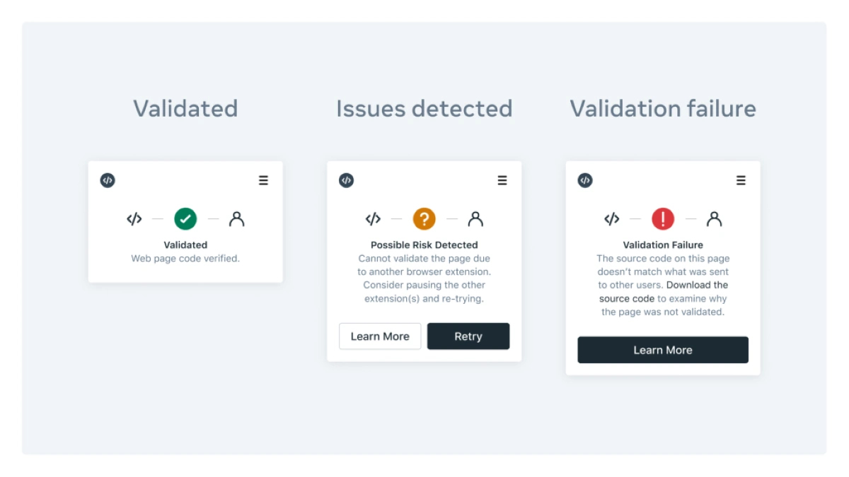 Meta lansează extensia Code Verify pentru WhatsApp Web