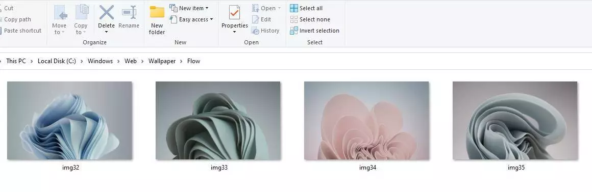 Windows 11 wallpapers - folder tal-fluss
