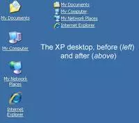 xp desktop ine zvidhori zvihombe uye zvidiki