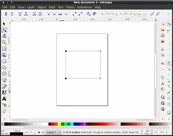 Lavorare con curve e nodi di Bezier in Inkscape 9475_2