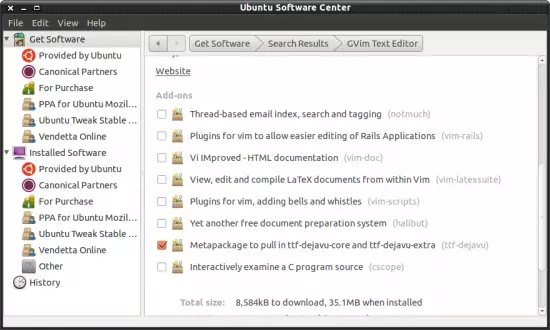 Menej známe funkcie v najnovšom softvérovom centre Ubuntu 9529_2