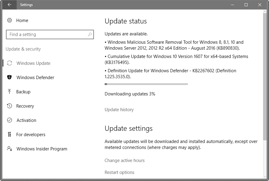 Windowsi värskenduste turvabülletäänid august 2016