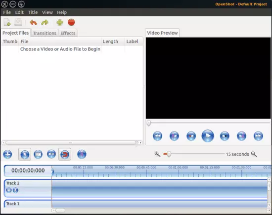 Gawe video nganggo OpenShot Video Editor 9686_1