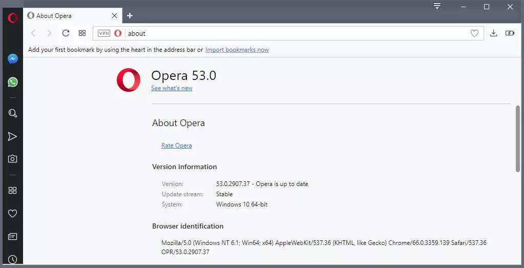 opera 53.0 stable