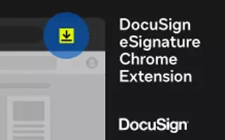 7. โลโก้สำหรับส่วนขยาย DocuSign Chrome สำหรับ Gmail
