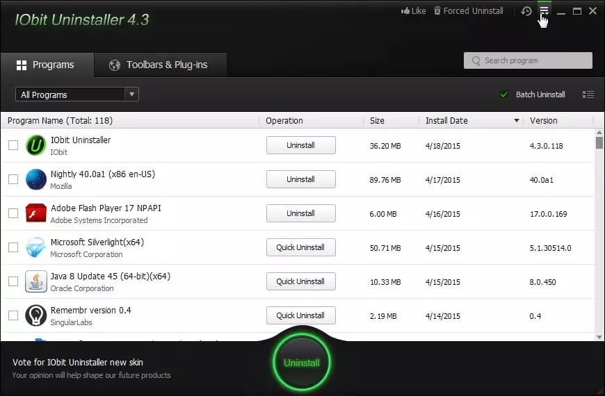 uninstaller iobit