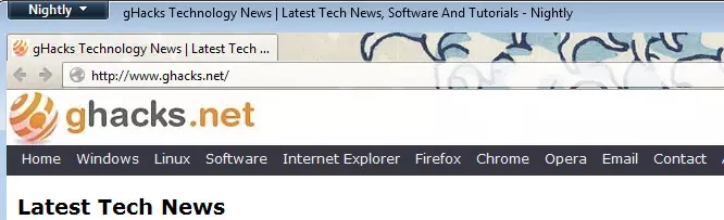 Mozilla: Firefox 18 හි තවත් සජීවිකරණ තේමාවන් නොමැත
