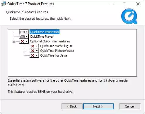 QuickTime для windows 10