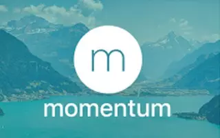 ສ່ວນຂະຫຍາຍ Momentum ສໍາລັບຕົວທ່ອງເວັບ Chrome