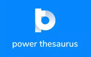 Power Thesaurus ສ່ວນຂະຫຍາຍ Chrome