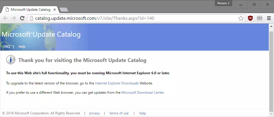 Microsoft update catalog