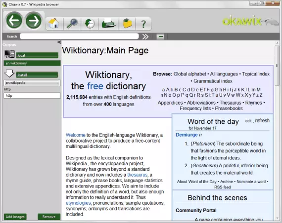 wikipedia webbläsare